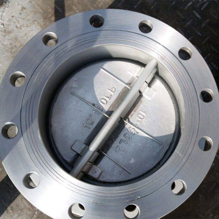 H46H-16C法兰双瓣旋启式止回阀 阀门一件代发-阿里巴巴