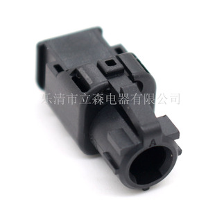 2320663-1 1孔汽车线束黑色 PBT GF10公插头TE汽车连接器防水胶壳-阿里巴巴