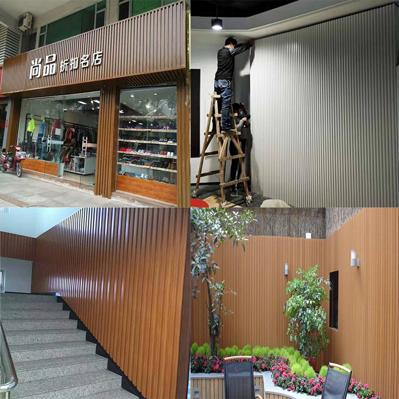 Aluminum Alloy Grille Panel Wall Panel Restaurant School Shopping Mall ...