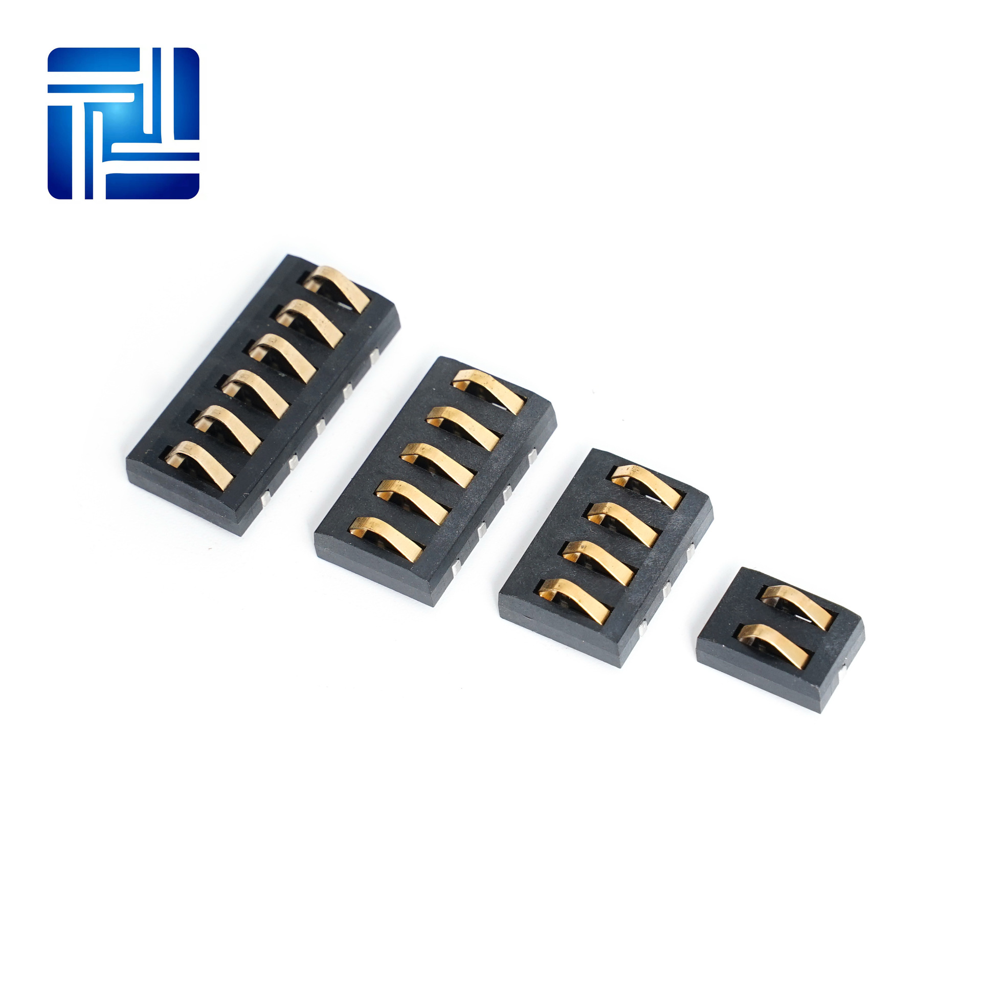 镀金 2P-6P 4.0PH矩形连接器，电源连接弹片 4.0mm-阿里巴巴