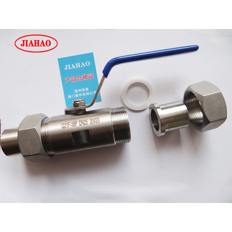 Q21F-16P Q21F-16P DN25304不锈钢广式外螺纹带活接头焊接式球阀-阿里巴巴