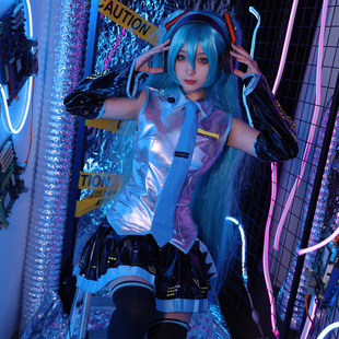 初音未来cos服miku初音公式服cosplay服装女可爱全套现货-阿里巴巴