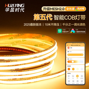已接入米家APP灯带cob智能无极调光led全光谱98显Mesh2.0版线条灯-阿里巴巴