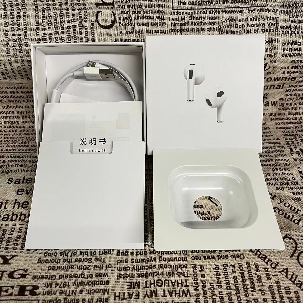 二代三代四代耳机包装盒三代耳机包装盒 Airpods pro蓝牙耳机包装-阿里巴巴