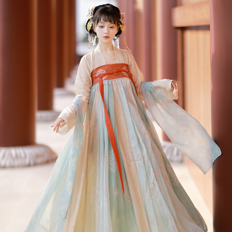 Chinese Hanfu for women Dunhuang Feitian HanTang Ming Dynasty Qin ...