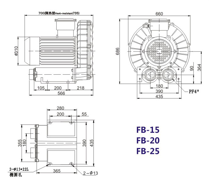 FB-7.5防爆高压风机RB-077 5.5KW防爆漩涡风机5.5kw沼气增压风机-阿里巴巴