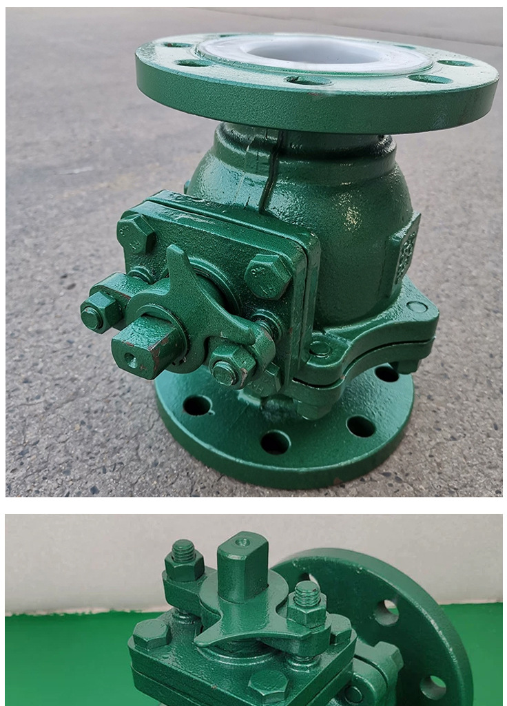 衬氟铸钢球阀Q41F46-16衬四氟耐酸碱防腐蚀衬胶化工防护阀门-阿里巴巴