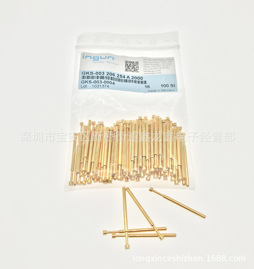 德国英钢探针INGUN GKS-003 206 254 A2000原装 125MIL英冈测试针-阿里巴巴