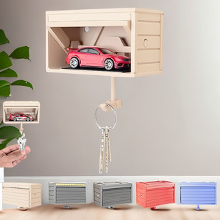 跨境 Car Garage Key Holder with Opening Door 开门的车库钥匙-阿里巴巴