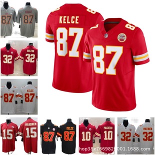 NFL球衣 酋长队橄榄球服15#87# Kansas City Chiefs jersey 外贸-阿里巴巴