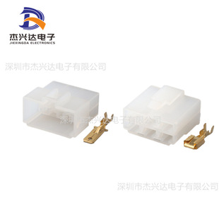 DJ7061-6.3-11/21 尼龙阻燃 汽车连接器6P 摩托车用插头 接插件-阿里巴巴