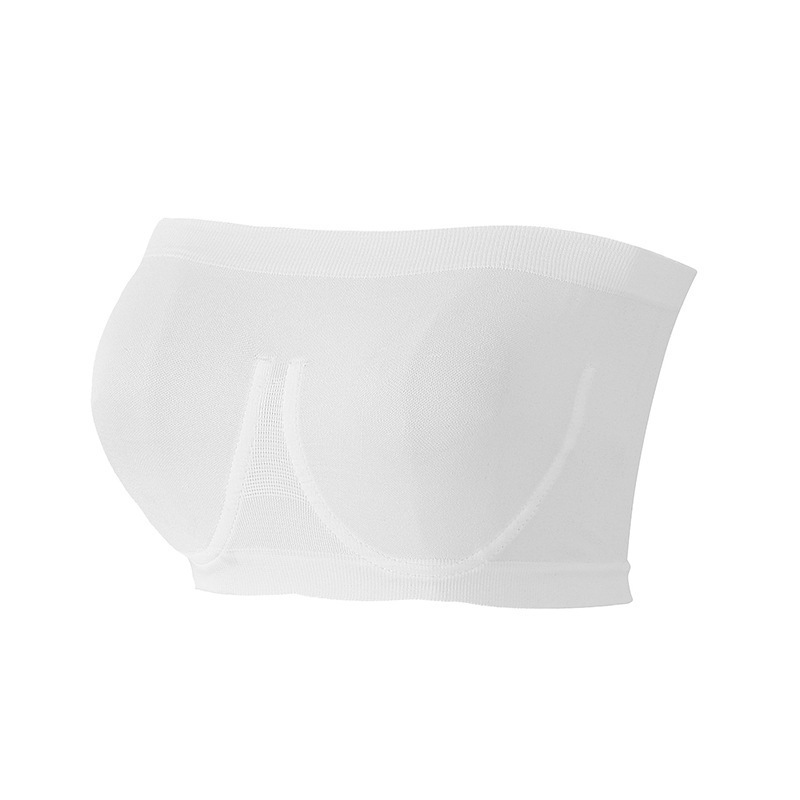 large size seamless imitation rims strapless bra with cloth rims ...