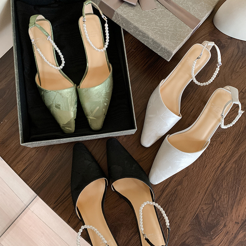 CHIKO Zoraida Pointy Toe Chunky Heels Pumps Shoes