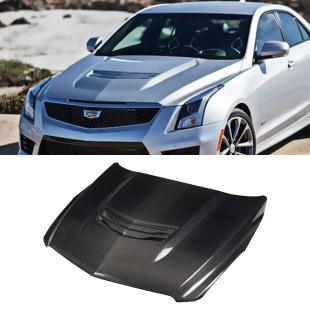 朗煜 适用于凯迪拉克ATSL改装真V碳纤机盖 改装二代海外V包装机盖-阿里巴巴