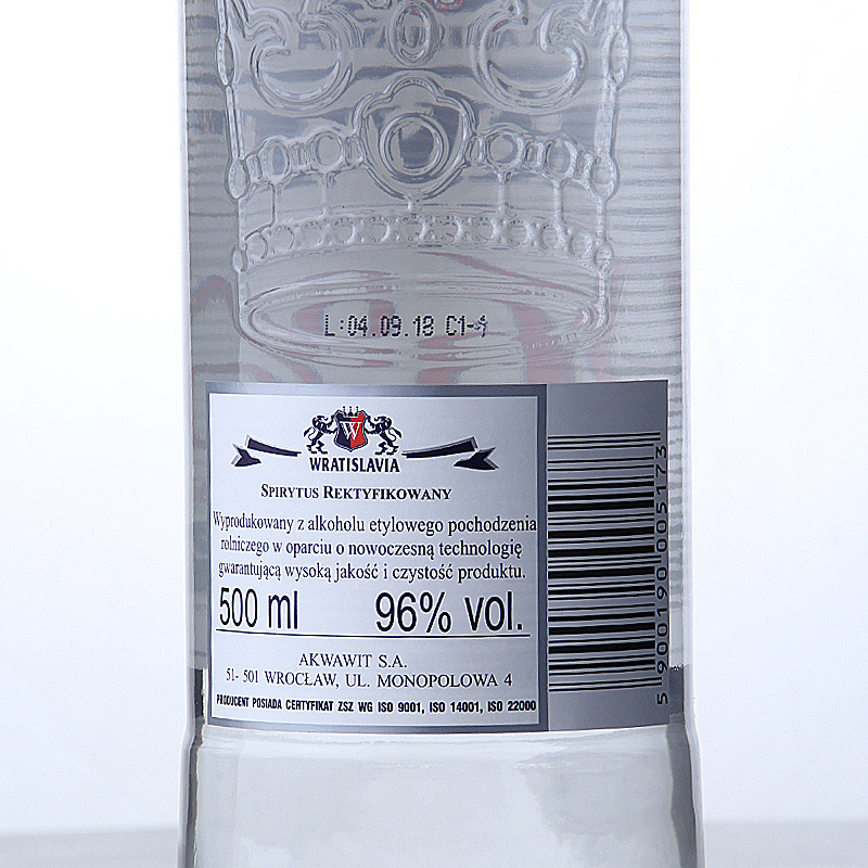 波兰 生命之水伏特加 96度高度烈酒 500m-阿里巴巴