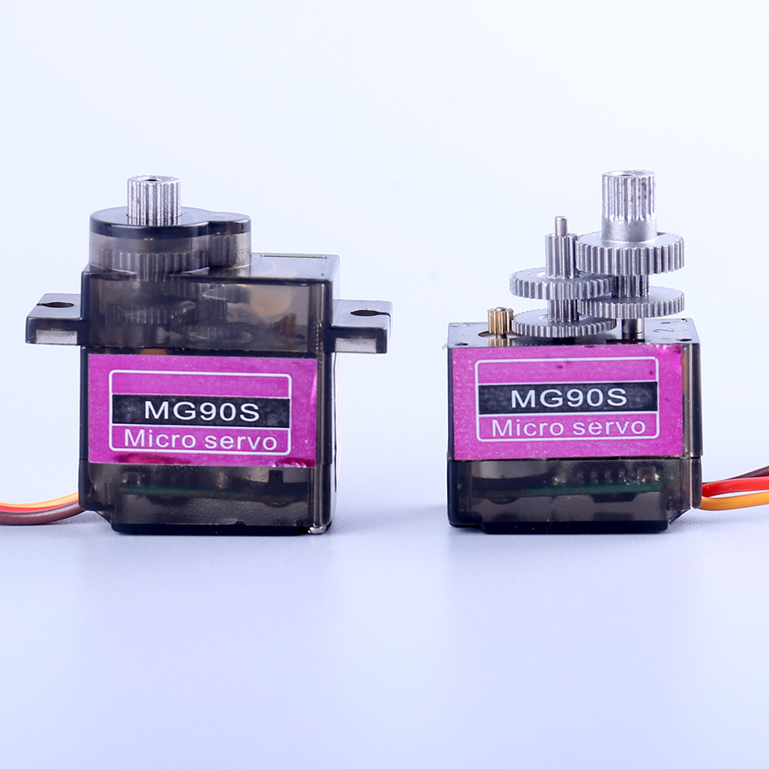 MG90S （9g尺寸）全金属齿轮 14g倾斜 舵机 MG90升级版ES08MA航模-阿里巴巴
