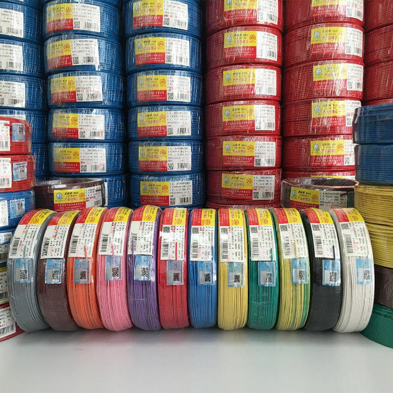 起帆电缆AVR / RV电线电缆 BV/BVR电缆电线软芯铜芯100米单芯多股-阿里巴巴