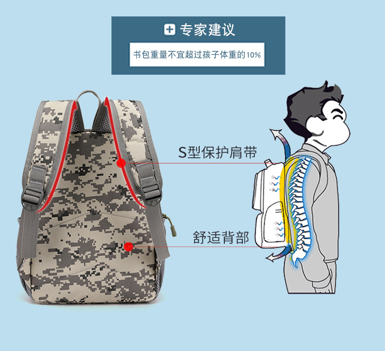 儿童迷彩书包男童男生幼儿园春游旅行背包男孩外出旅游户外夏令营-阿里巴巴