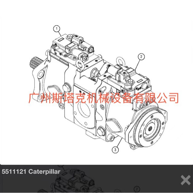 挖掘机液压泵5511121 551-1121卡特330液压泵 5504341 5683007-阿里巴巴