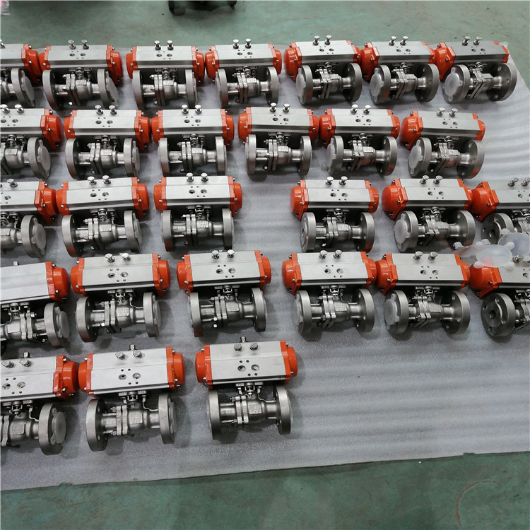 不锈钢气动切断阀 Q641F-25P Q641F-25RL 气动O型切断球阀-阿里巴巴