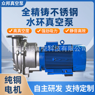 东莞2BV水环式真空泵车床精雕机用304/316全精铸不锈钢水环真空泵-阿里巴巴