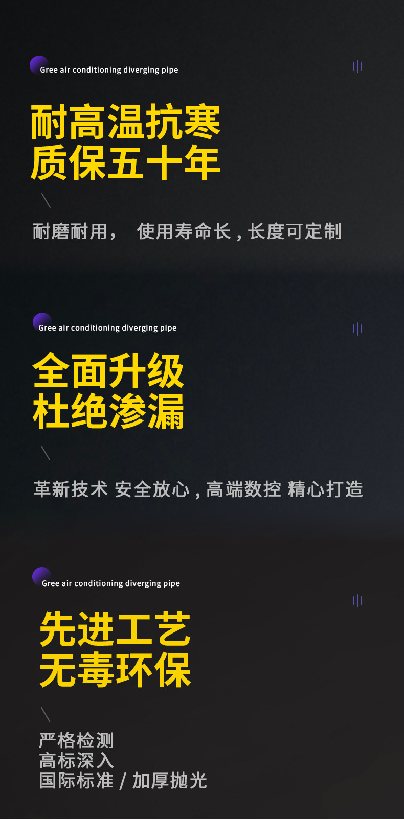 中央空调分支器分歧管FQ01 FQ02 FQ03 分歧器紫铜管配件Ge立-阿里巴巴