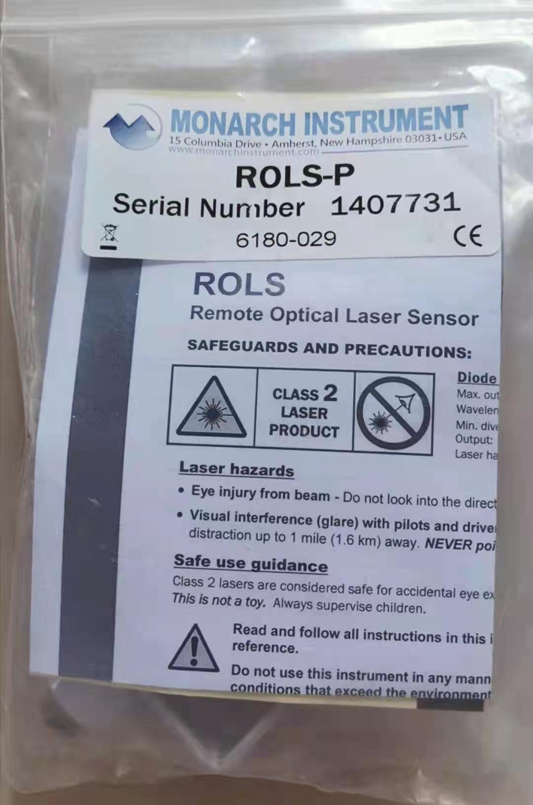 MONARCH在线激光传感器 美国蒙那多ROLS-P激光转速传感器-阿里巴巴