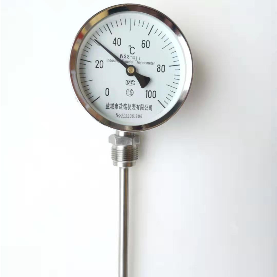 WSS-481/581双金属温度计 PT100热电阻万向型双金属温度计带远传-阿里巴巴