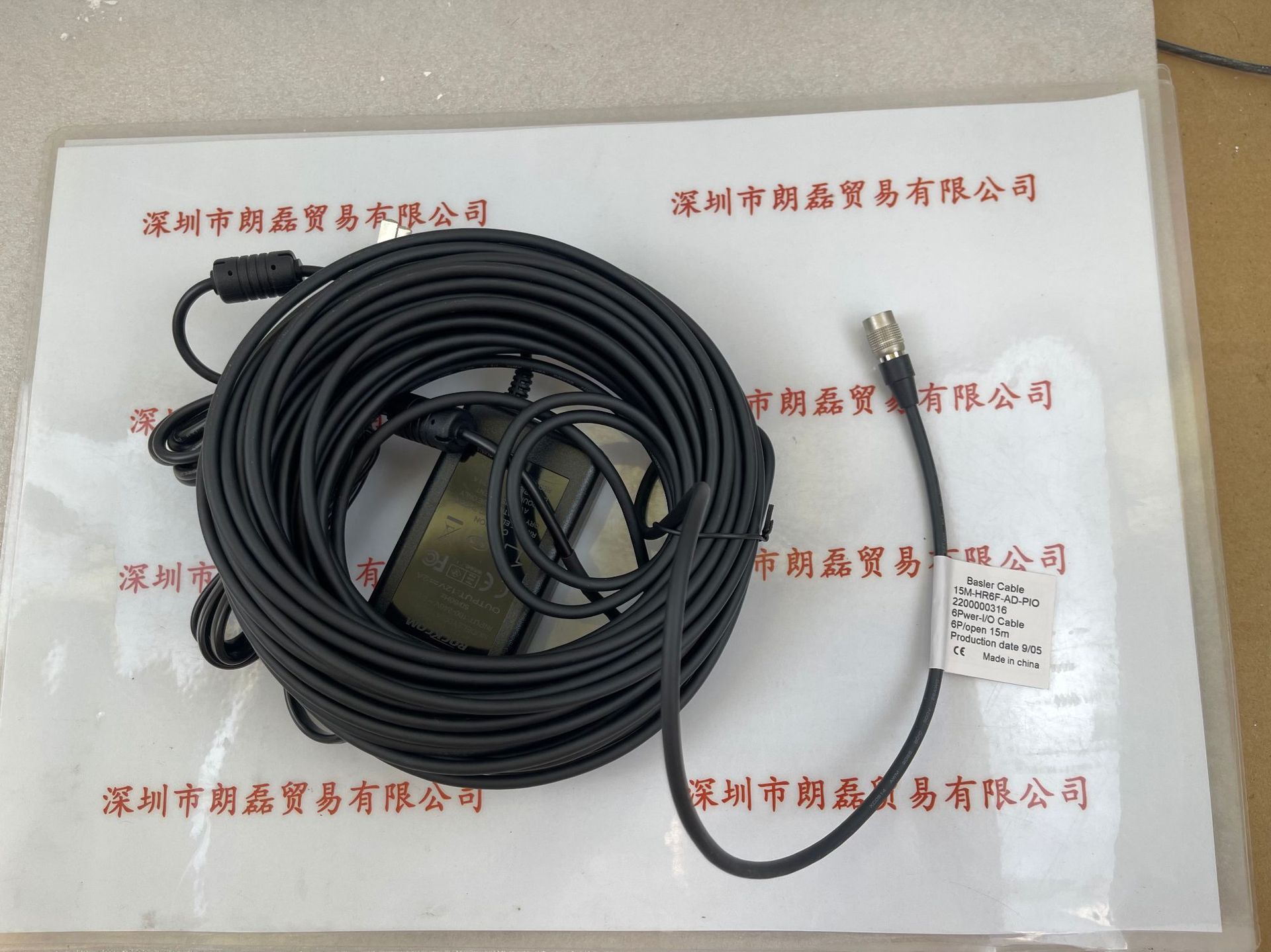 BASLER巴斯勒 工业相机电源线 15M-HR6F-AD-PIO-阿里巴巴