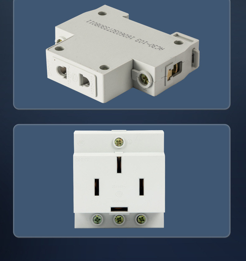 正泰AC30-103/110/108/10530/10540二孔三孔五孔10/16A导轨式插座-阿里巴巴