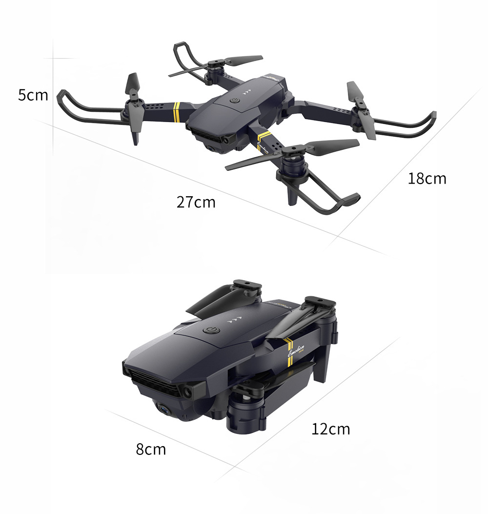 跨境E58无人机折叠飞机高清专业航拍飞行器定高E88遥控飞机drone-阿里巴巴