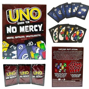 Uno No Mercy Game Board Games UNO Cards Table Family Party-阿里巴巴