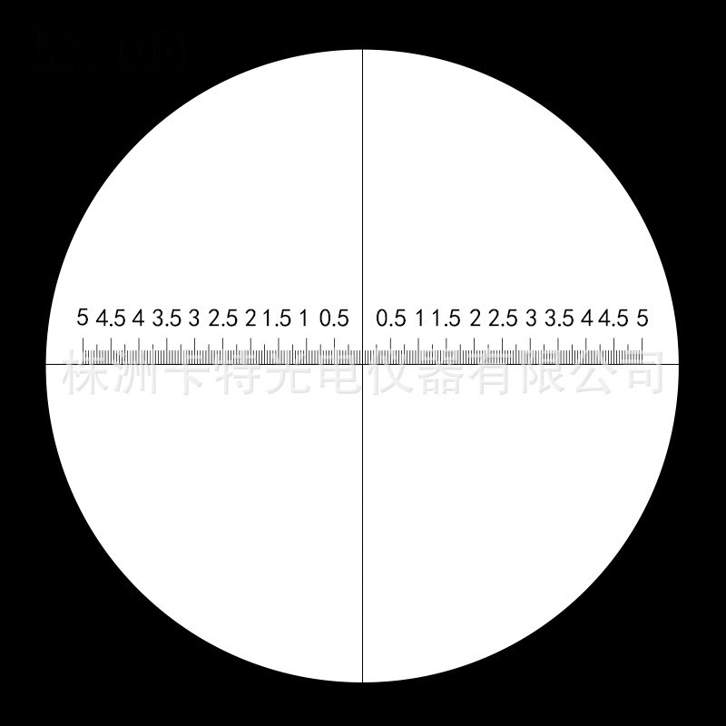 CAT943 显微镜物镜测微尺 十字标尺 分划板 0.05mm刻度 测微标尺-阿里巴巴