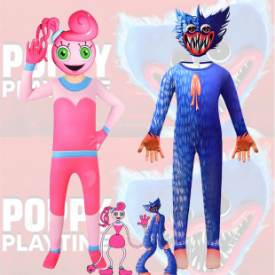 Poppy Palytimecos游戏表演服万圣节紧身连体衣波比的游戏时间-阿里巴巴