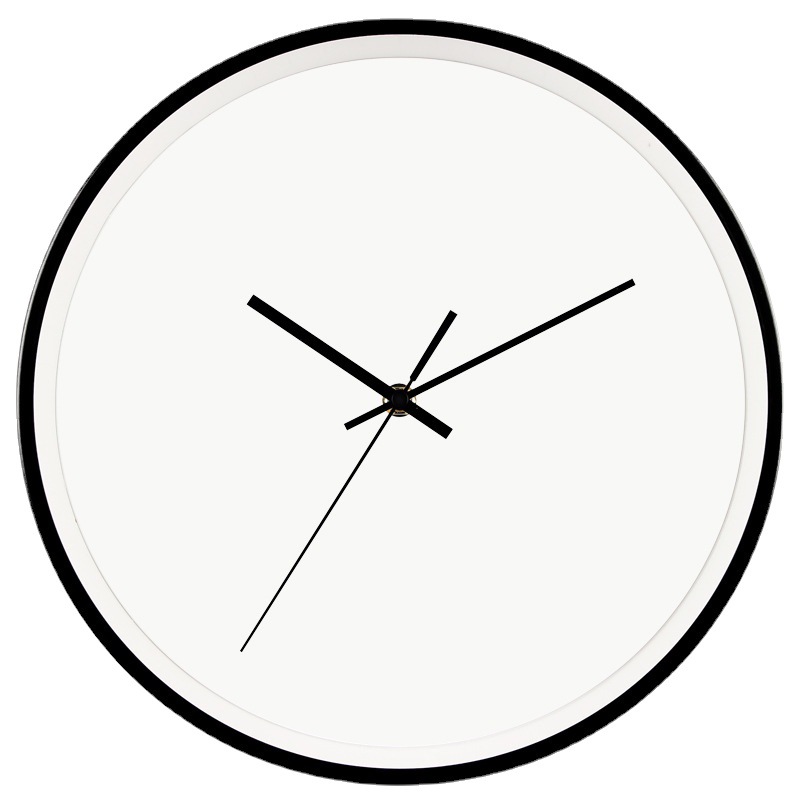 12 inch wall clock accessories diy wall clock blank iron frame wooden ...