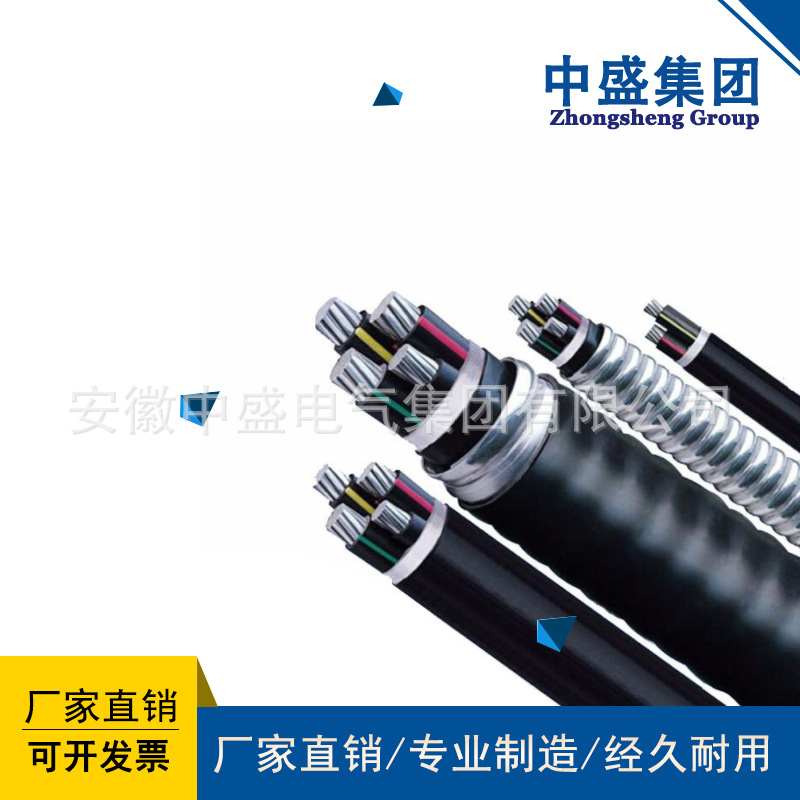 安徽中盛阻燃铝合金电缆抗蠕变易安装ZRC-YJLHY23 1.8/3KV 2*185-阿里巴巴