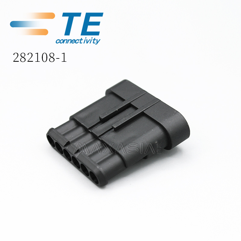 AMP/TE 安普 泰科 汽车连接器接插件 塑壳 6孔深圳现货 282108-1-阿里巴巴