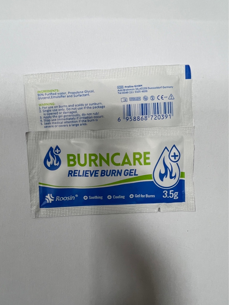 Burncare 工厂烧伤膏烧伤凝胶Relieve Burn gel 3.5G烧烫伤包绷带-阿里巴巴