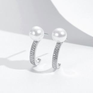 摩天轮原创轻奢小众s925纯银2024年新款高级设计感耳钉女跨境热卖-阿里巴巴