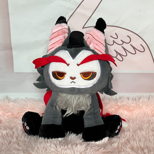 跨境新款husk meow plush 地狱客栈哈斯克猫咪毛绒公仔玩偶-阿里巴巴
