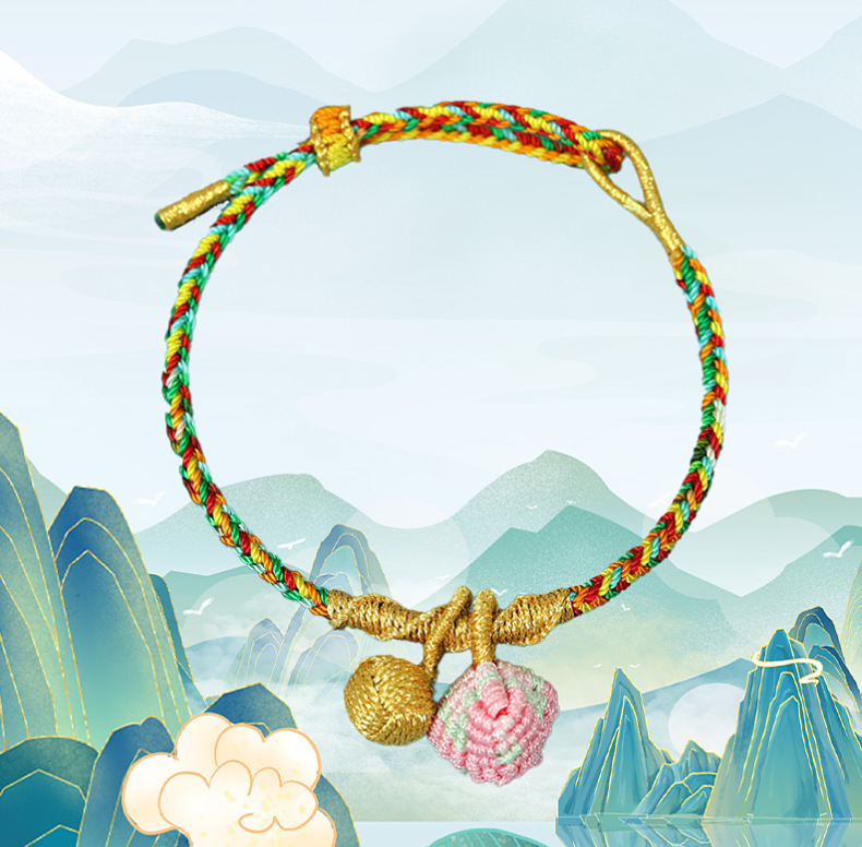 端午节五彩绳手链手工编织男女儿童宝宝小粽子手绳本命年红绳礼物-阿里巴巴