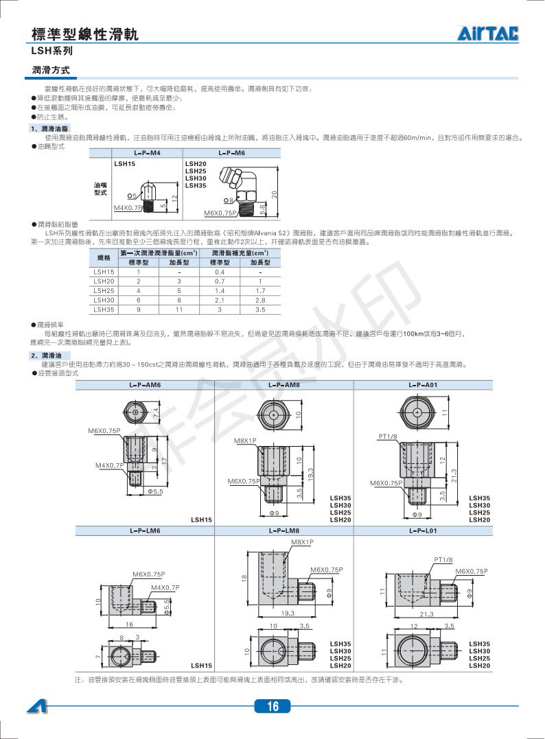 亚德客直线导轨线轨滑块滑轨LSH/LSD/15/20/25/30/35/BK-HN-阿里巴巴