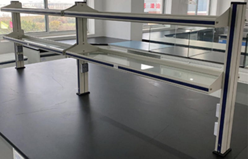 鑫睿 实验室铝玻试剂架 钢玻置物架 全钢药品放置架中台玻璃架子-阿里巴巴