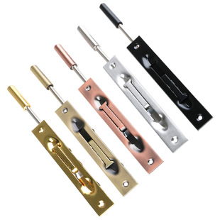 3ZBY批发304不锈钢防盗门插销锁隐藏式子母门通道门上下双开门栓-阿里巴巴