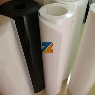 白色HDPE卷材聚乙烯塑料薄膜耐磨PE板/片材0.3 0.5 0.8 1 1.5 2mm-阿里巴巴