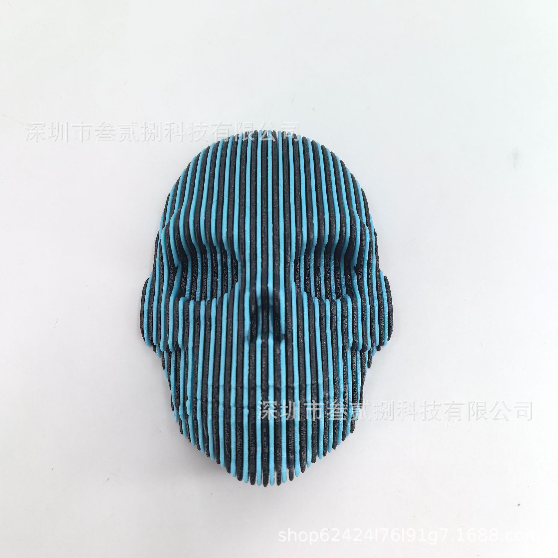TK爆款 Printed Luminous Quantum Skull 3D打印发光量子头骨装饰-阿里巴巴