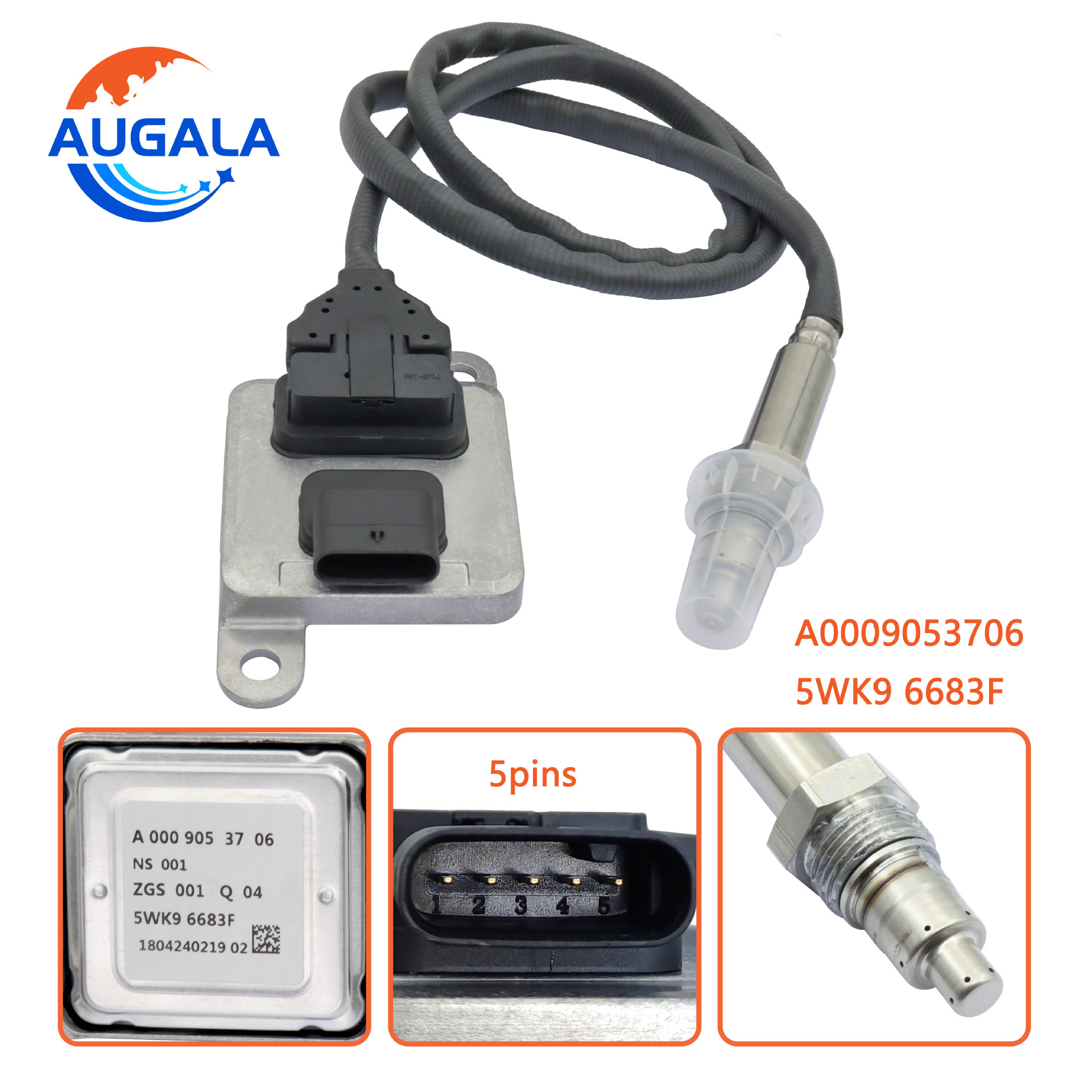 氮氧传感器 nox sensor A0009053706 A 000 905 16 12 5WK96683F-阿里巴巴