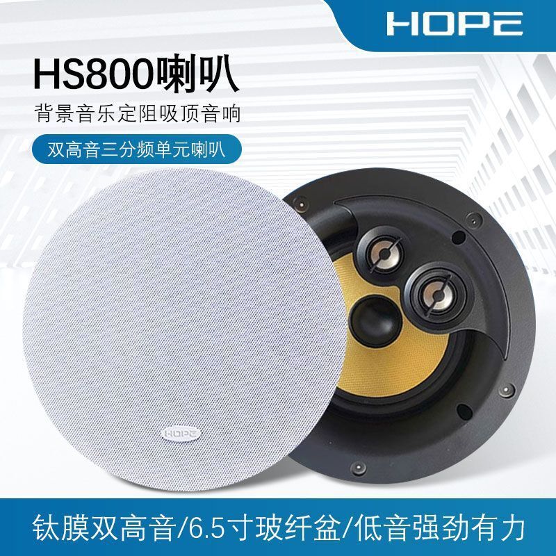 HOPE/向往HS800吸顶音箱 背景音乐智能家居系统 同轴喇叭天花音响-阿里巴巴
