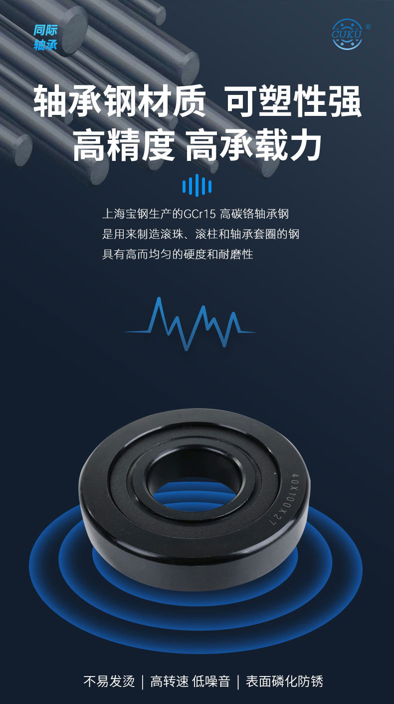 同际原厂诺力厦工叉车门架链轮轴承780709 780310 782311 95E-716-阿里巴巴