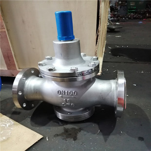 不锈钢调压阀 稳压阀 Y42X-40P Y42F-40P 水 空气 油品压力减压阀-阿里巴巴